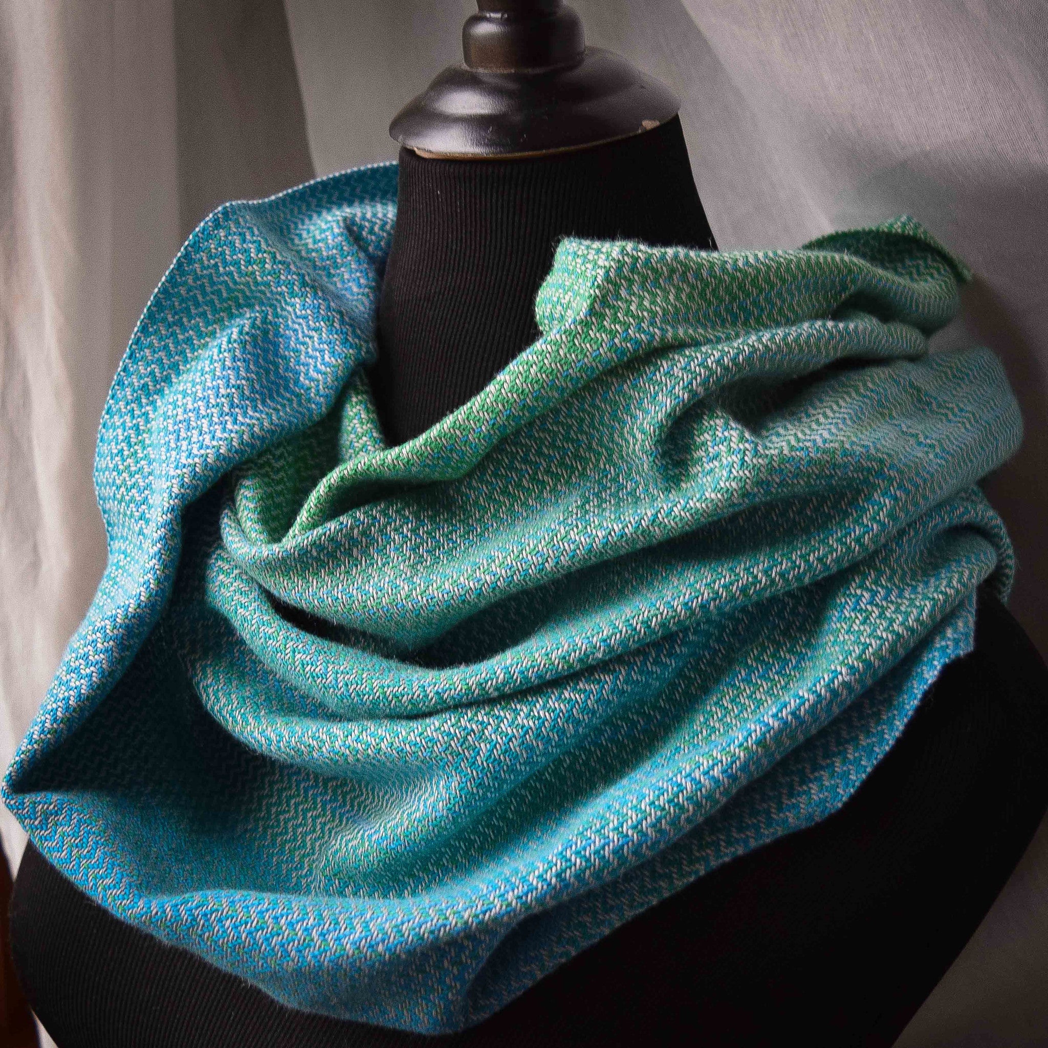 Under the Sea Cowl (Silver) – Apple Blossom Wovens